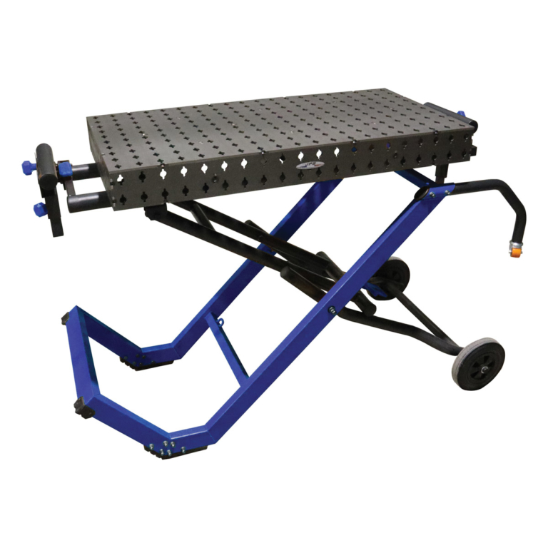 Table de soudure 500x1000 sur pied pliable - Tables de soudure JPS