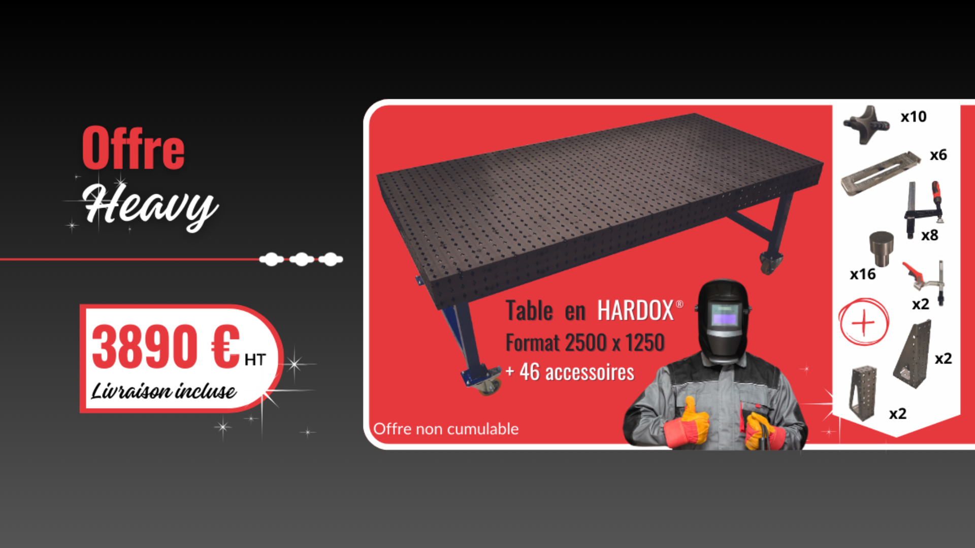 Tables de soudure JPS - fabricant Français de table de soudure