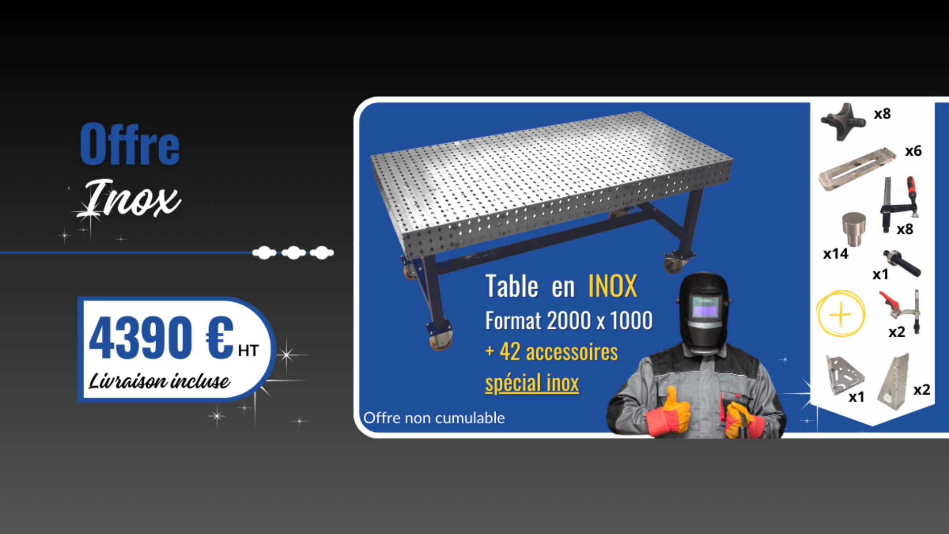 Tables de soudure JPS - fabricant Français de table de soudure