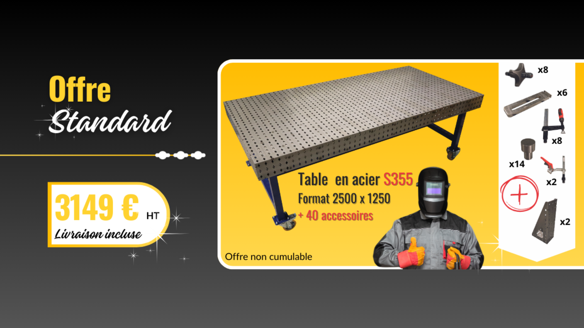 Tables de soudure JPS - fabricant Français de table de soudure